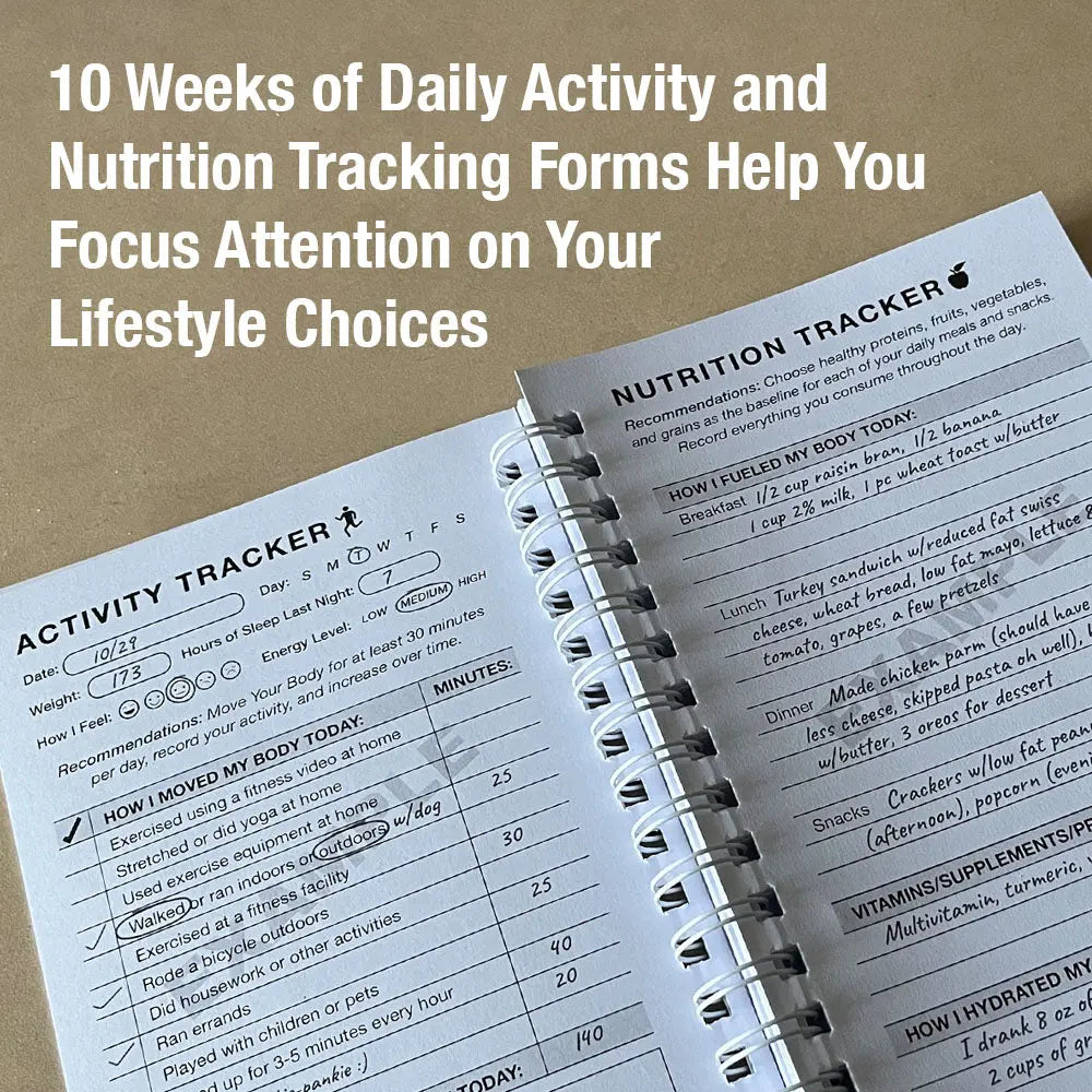 Wellness Tracker for Women and Men 50-80+. Includes Activity Tracker ...